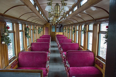 Polar Express Train Seat Inside