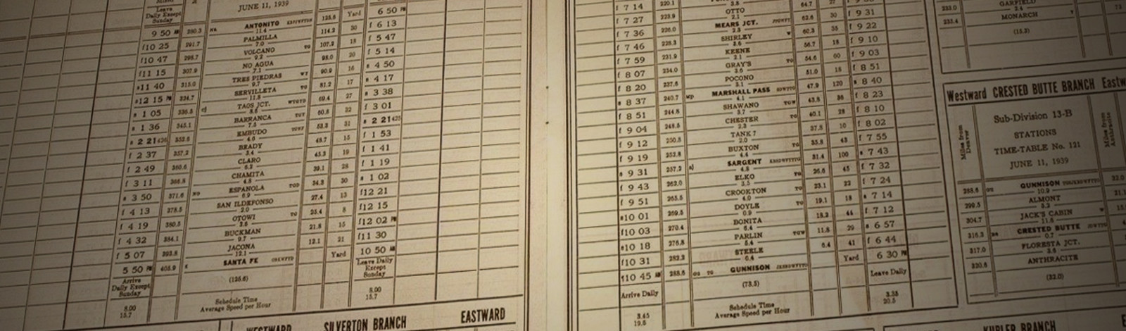 Museum Timetable - Colorado Railroad Museum